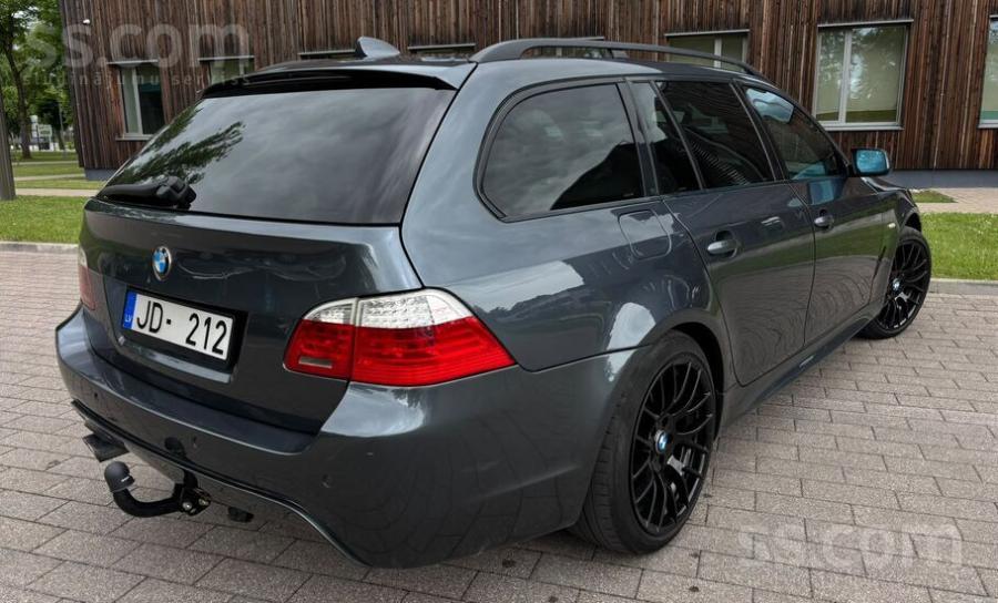 Pelēks BMW 530 2008 Dobele, ar dzinēja tilpumu 3.00 L un nobraukumu 420 tūkst. km par 5500 €, foto 4 vietnē AUTOMOTO.COM.LV