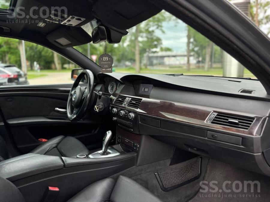Pelēks BMW 530 2008 Dobele, ar dzinēja tilpumu 3.00 L un nobraukumu 420 tūkst. km par 5500 €, foto 7 vietnē AUTOMOTO.COM.LV