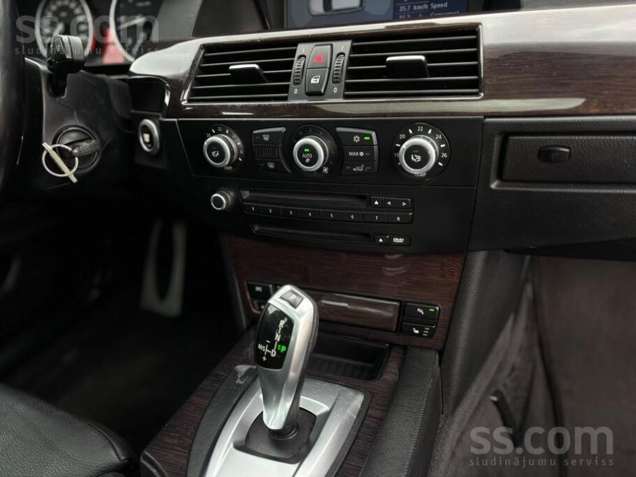 Pelēks BMW 530 2008 Dobele, ar dzinēja tilpumu 3.00 L un nobraukumu 420 tūkst. km par 5500 €, foto 8 vietnē AUTOMOTO.COM.LV