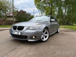 Grey BMW 530 2008 in Riga, with an engine capacity of 3.00 L and mileage of 349 thousand km for 6800 €, photo  on AUTOMOTO.COM.LV