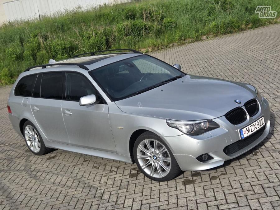 Grey BMW 530 2008 in Vilnius, with an engine capacity of 3.00 L and mileage of 350 thousand km for 5500 €, photo 3 on AUTOMOTO.COM.LV