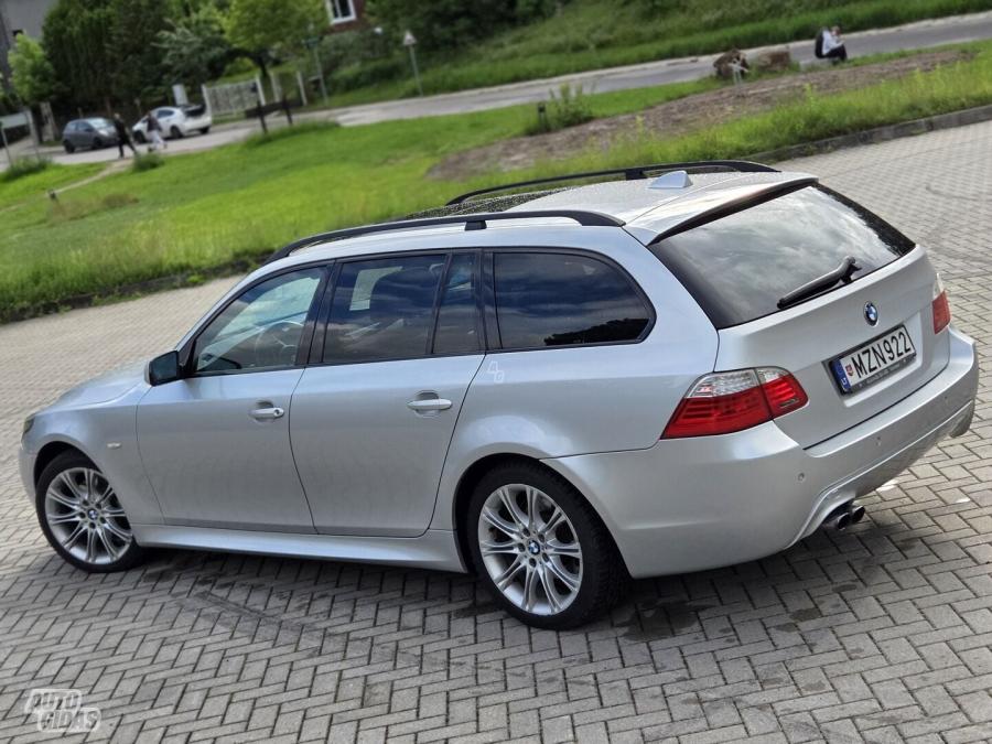 Grey BMW 530 2008 in Vilnius, with an engine capacity of 3.00 L and mileage of 350 thousand km for 5500 €, photo 5 on AUTOMOTO.COM.LV
