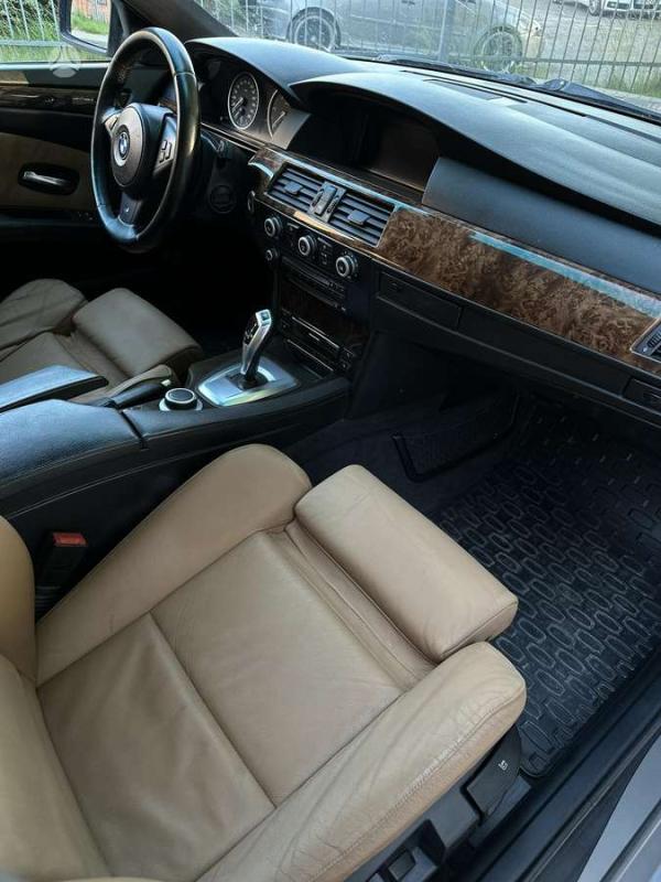 Pelēks BMW 530 2008 Viļņa, ar dzinēja tilpumu 2.99 L un nobraukumu 386 tūkst. km par 4700 €, foto 6 vietnē AUTOMOTO.COM.LV