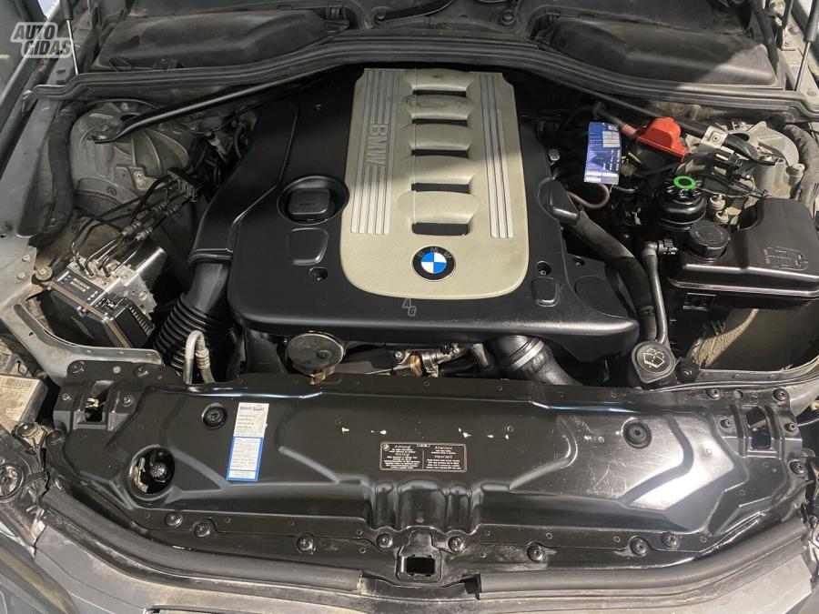Pelēks BMW 530 2008 Viļņa, ar dzinēja tilpumu 3.00 L un nobraukumu 400 tūkst. km par 4100 €, foto 14 vietnē AUTOMOTO.COM.LV