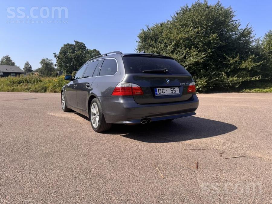 Grey BMW 530 2008 in Riga, with an engine capacity of 3.00 L and mileage of 270 thousand km for 6900 €, photo 4 on AUTOMOTO.COM.LV