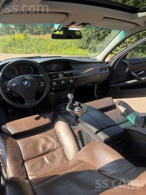 Grey BMW 530 2008 in Riga, with an engine capacity of 3.00 L and mileage of 270 thousand km for 6900 €, photo 9 on AUTOMOTO.COM.LV