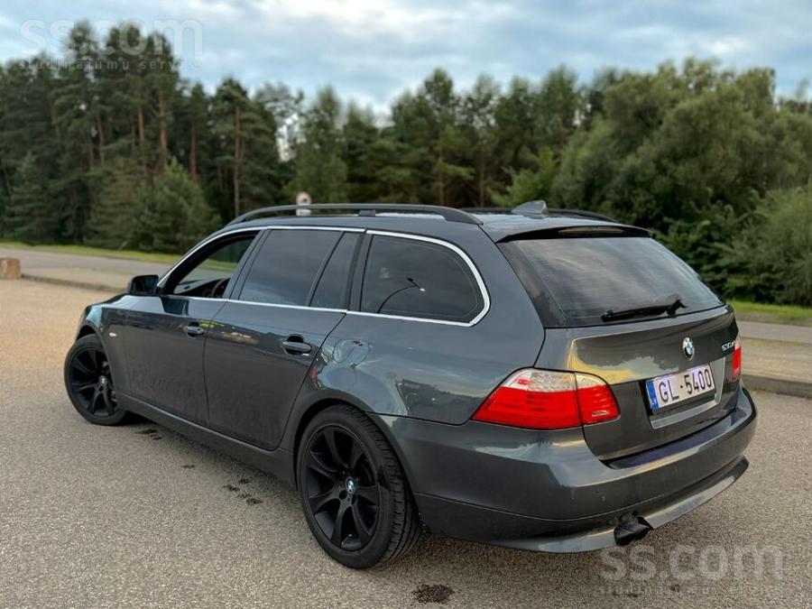Pelēks BMW 530 2008 Daugavpils, ar dzinēja tilpumu 3.00 L un nobraukumu 349 tūkst. km par 3900 €, foto 7 vietnē AUTOMOTO.COM.LV