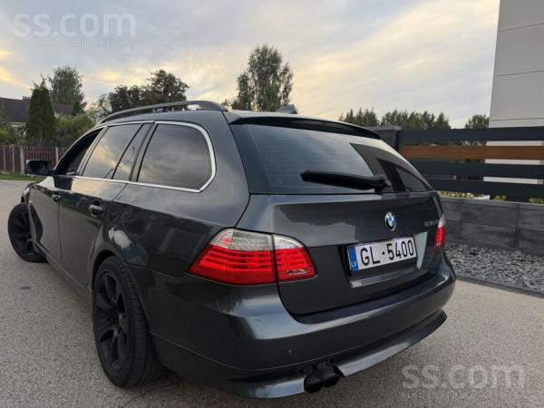 Grey BMW 530 2008 in Daugavpils, with an engine capacity of 3.00 L and mileage of 355 thousand km for 3500 €, photo 5 on AUTOMOTO.COM.LV