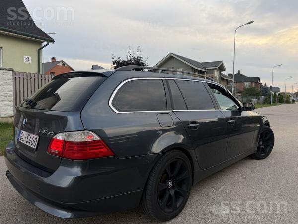 Grey BMW 530 2008 in Daugavpils, with an engine capacity of 3.00 L and mileage of 355 thousand km for 3500 €, photo 7 on AUTOMOTO.COM.LV