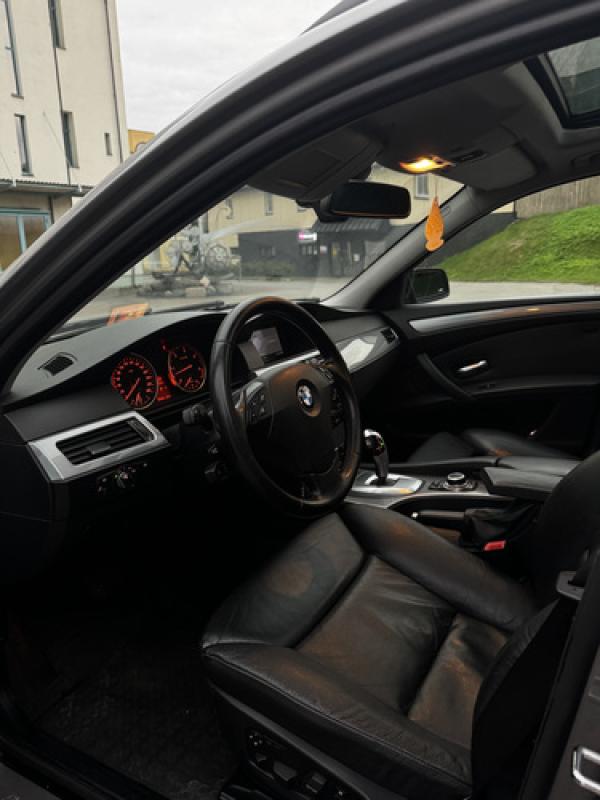 Grey BMW 530 2008 in Valga, with an engine capacity of 3.00 L and mileage of 373 thousand km for 5500 €, photo 7 on AUTOMOTO.COM.LV
