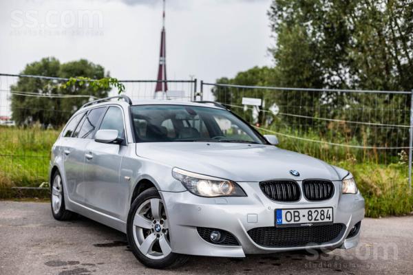 Grey BMW 530 2008 in Riga, with an engine capacity of 3.00 L and mileage of 324 thousand km for 5990 €, photo 2 on AUTOMOTO.COM.LV