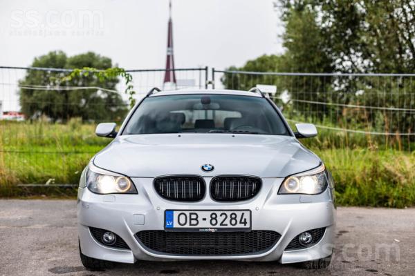 Grey BMW 530 2008 in Riga, with an engine capacity of 3.00 L and mileage of 324 thousand km for 5990 €, photo 3 on AUTOMOTO.COM.LV