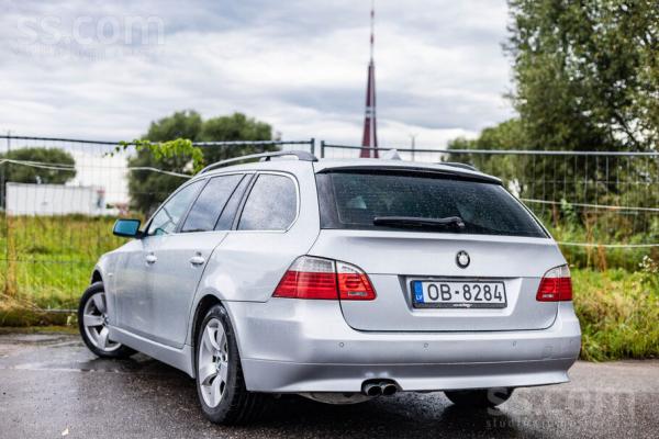 Grey BMW 530 2008 in Riga, with an engine capacity of 3.00 L and mileage of 324 thousand km for 5990 €, photo 6 on AUTOMOTO.COM.LV