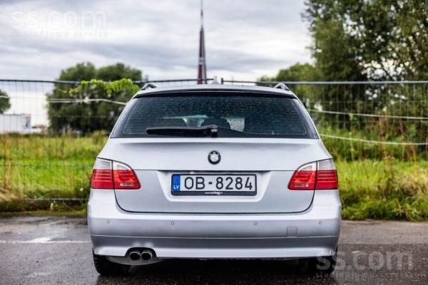Grey BMW 530 2008 in Riga, with an engine capacity of 3.00 L and mileage of 324 thousand km for 5990 €, photo 8 on AUTOMOTO.COM.LV