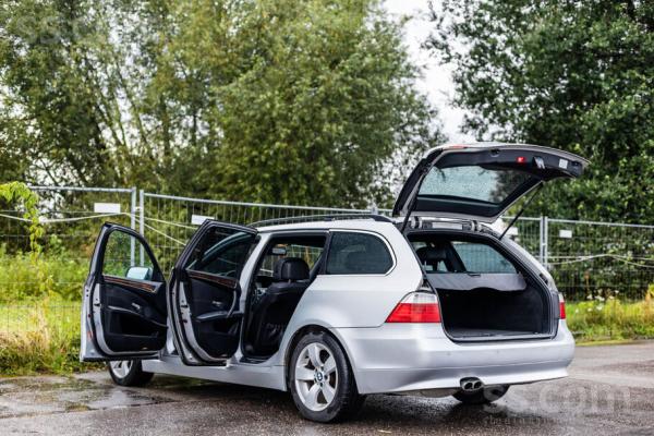 Grey BMW 530 2008 in Riga, with an engine capacity of 3.00 L and mileage of 324 thousand km for 5990 €, photo 9 on AUTOMOTO.COM.LV
