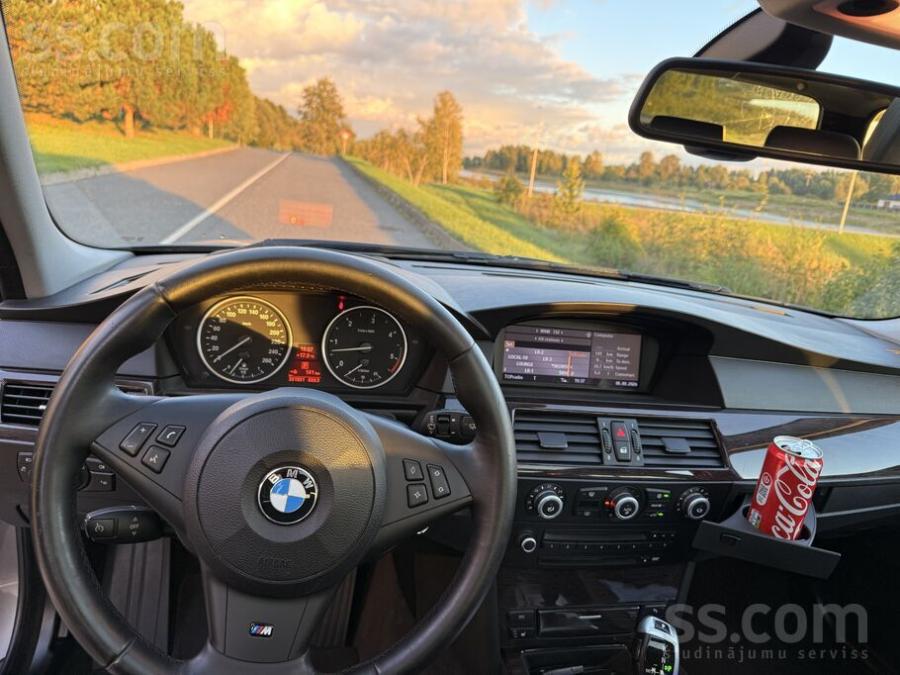 Pelēks BMW 530 2008 Rīga, ar dzinēja tilpumu 3.00 L un nobraukumu 330 tūkst. km par 6500 €, foto 13 vietnē AUTOMOTO.COM.LV