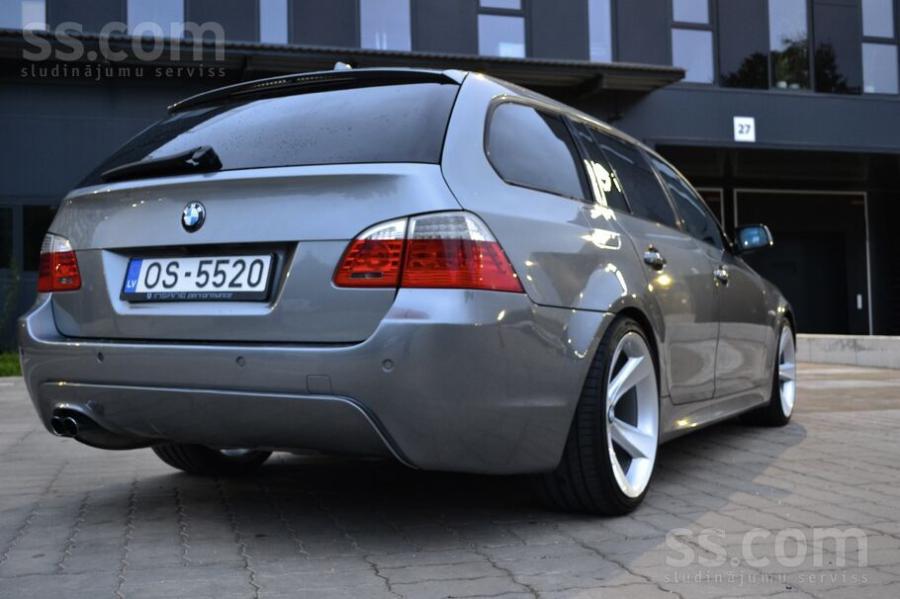 Pelēks BMW 530 2008 Rīga, ar dzinēja tilpumu 3.00 L un nobraukumu 288 tūkst. km par 6500 €, foto 6 vietnē AUTOMOTO.COM.LV