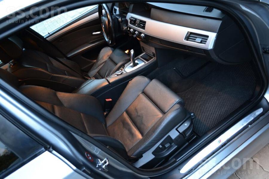 Pelēks BMW 530 2008 Rīga, ar dzinēja tilpumu 3.00 L un nobraukumu 288 tūkst. km par 6500 €, foto 10 vietnē AUTOMOTO.COM.LV