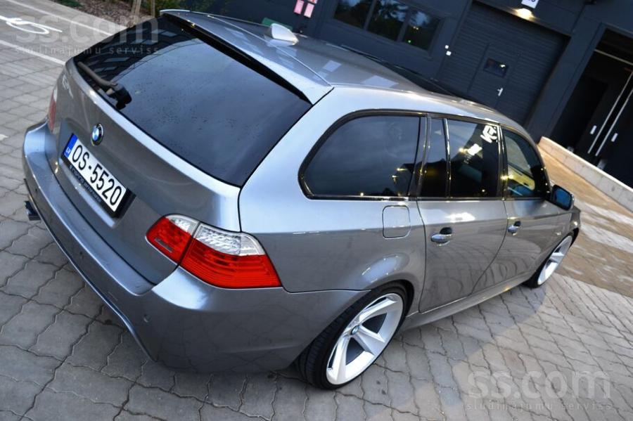 Pelēks BMW 530 2008 Rīga, ar dzinēja tilpumu 3.00 L un nobraukumu 288 tūkst. km par 6500 €, foto 14 vietnē AUTOMOTO.COM.LV