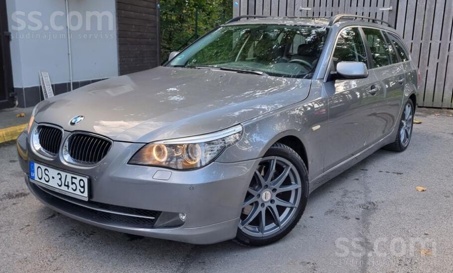 Grey BMW 530 2008 in Riga, with an engine capacity of 3.00 L and mileage of 266 thousand km for 5990 €, photo 1 on AUTOMOTO.COM.LV