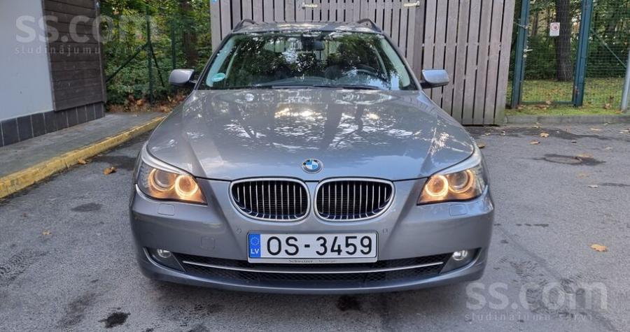 Grey BMW 530 2008 in Riga, with an engine capacity of 3.00 L and mileage of 266 thousand km for 5990 €, photo 3 on AUTOMOTO.COM.LV