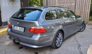 Grey BMW 530 2008 in Riga, with an engine capacity of 3.00 L and mileage of 266 thousand km for 5990 €, photo 5 on AUTOMOTO.COM.LV