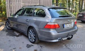 Grey BMW 530 2008 in Riga, with an engine capacity of 3.00 L and mileage of 266 thousand km for 5990 €, photo 7 on AUTOMOTO.COM.LV
