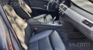 Grey BMW 530 2008 in Riga, with an engine capacity of 3.00 L and mileage of 266 thousand km for 5990 €, photo 15 on AUTOMOTO.COM.LV