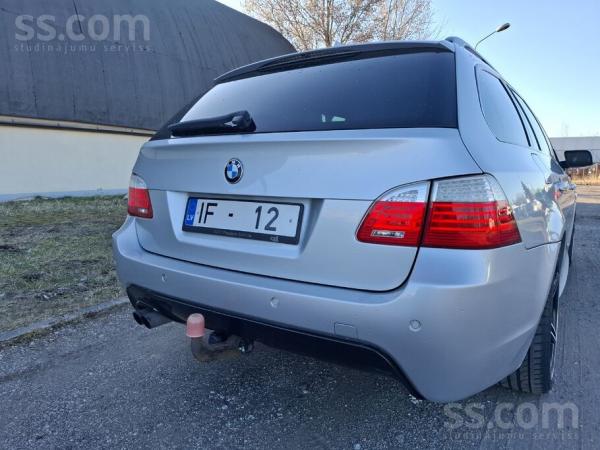 Pelēks BMW 530 2009 Ogre, ar dzinēja tilpumu 3.00 L un nobraukumu 357 tūkst. km par 7000 €, foto 6 vietnē AUTOMOTO.COM.LV
