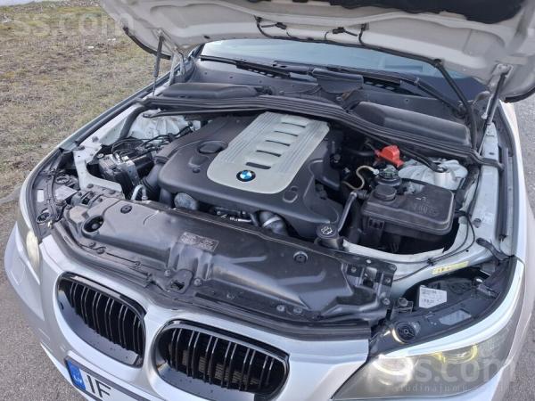 Pelēks BMW 530 2009 Ogre, ar dzinēja tilpumu 3.00 L un nobraukumu 357 tūkst. km par 7000 €, foto 7 vietnē AUTOMOTO.COM.LV