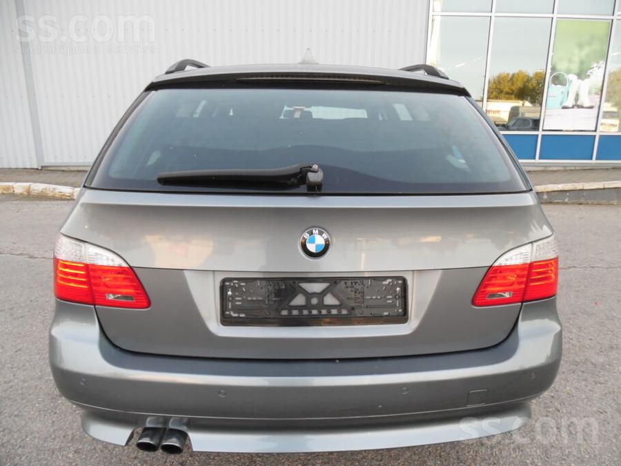 Grey BMW 530 2009 in Valmiera, with an engine capacity of 3.00 L and mileage of 0 thousand km for 4990 €, photo 5 on AUTOMOTO.COM.LV