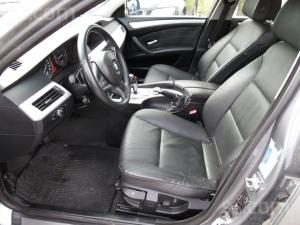 Grey BMW 530 2009 in Valmiera, with an engine capacity of 3.00 L and mileage of 0 thousand km for 4990 €, photo 6 on AUTOMOTO.COM.LV