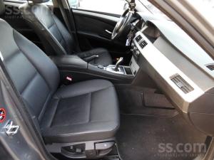 Grey BMW 530 2009 in Valmiera, with an engine capacity of 3.00 L and mileage of 0 thousand km for 4990 €, photo 7 on AUTOMOTO.COM.LV
