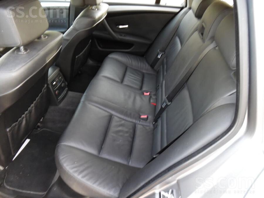 Grey BMW 530 2009 in Valmiera, with an engine capacity of 3.00 L and mileage of 0 thousand km for 4990 €, photo 10 on AUTOMOTO.COM.LV