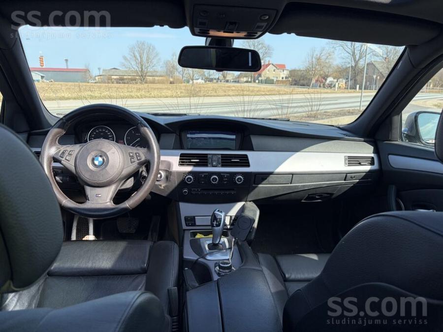 Grey BMW 530 2009 in Valmiera, with an engine capacity of 3.00 L and mileage of 412 thousand km for 7400 €, photo 12 on AUTOMOTO.COM.LV
