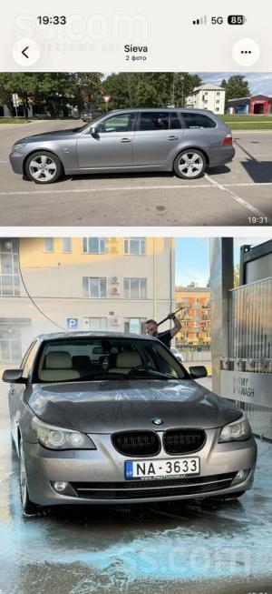 Серый БМВ 530 2009 в Резекне, объемом двигателя 3.00 л и пробегом 376 тыс. км за 5800 €, фото  на AUTOMOTO.COM.LV
