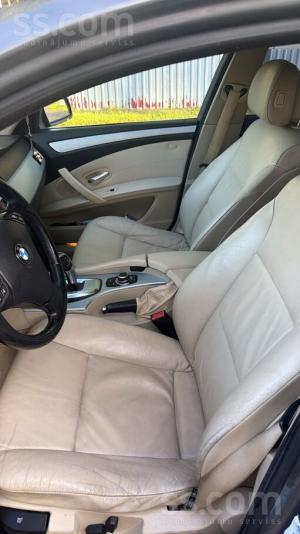 Grey BMW 530 2009 in Rezekne, with an engine capacity of 3.00 L and mileage of 376 thousand km for 5800 €, photo 5 on AUTOMOTO.COM.LV