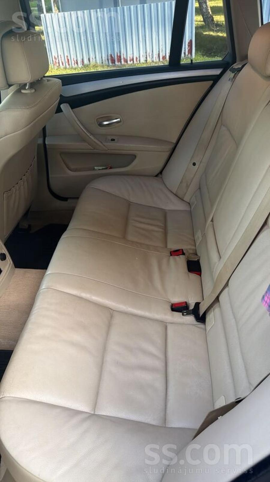 Grey BMW 530 2009 in Rezekne, with an engine capacity of 3.00 L and mileage of 376 thousand km for 5800 €, photo 7 on AUTOMOTO.COM.LV
