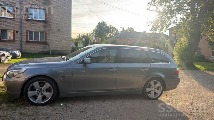Grey BMW 530 2009 in Rezekne, with an engine capacity of 3.00 L and mileage of 376 thousand km for 5800 €, photo 12 on AUTOMOTO.COM.LV