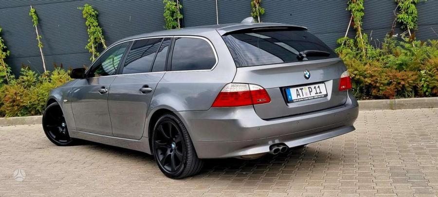Pelēks BMW 530 2009 Viļņa, ar dzinēja tilpumu 2.99 L un nobraukumu 275 tūkst. km par 4850 €, foto 5 vietnē AUTOMOTO.COM.LV