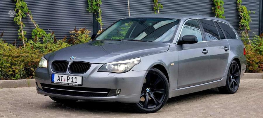 Pelēks BMW 530 2009 Viļņa, ar dzinēja tilpumu 2.99 L un nobraukumu 275 tūkst. km par 4850 €, foto 6 vietnē AUTOMOTO.COM.LV