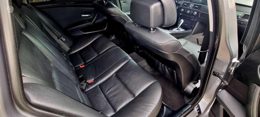 Pelēks BMW 530 2009 Viļņa, ar dzinēja tilpumu 2.99 L un nobraukumu 275 tūkst. km par 4850 €, foto 14 vietnē AUTOMOTO.COM.LV