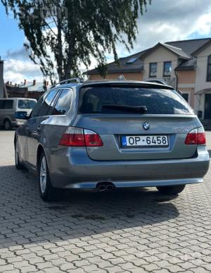 Grey BMW 530 2009 in Rezekne, with an engine capacity of 3.00 L and mileage of 346 thousand km for 5390 €, photo 4 on AUTOMOTO.COM.LV