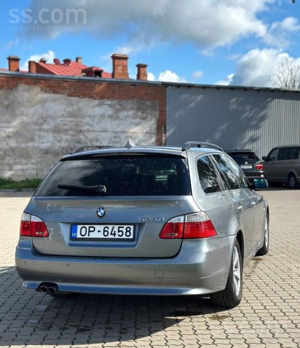Grey BMW 530 2009 in Rezekne, with an engine capacity of 3.00 L and mileage of 346 thousand km for 5390 €, photo 4 on AUTOMOTO.COM.LV