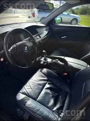 Grey BMW 530 2009 in Rezekne, with an engine capacity of 3.00 L and mileage of 346 thousand km for 5390 €, photo 6 on AUTOMOTO.COM.LV