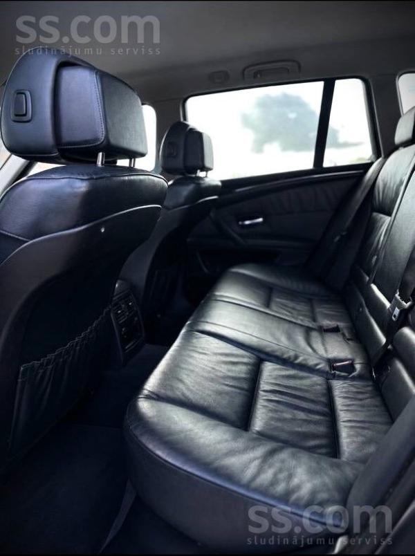 Grey BMW 530 2009 in Rezekne, with an engine capacity of 3.00 L and mileage of 346 thousand km for 5390 €, photo 7 on AUTOMOTO.COM.LV
