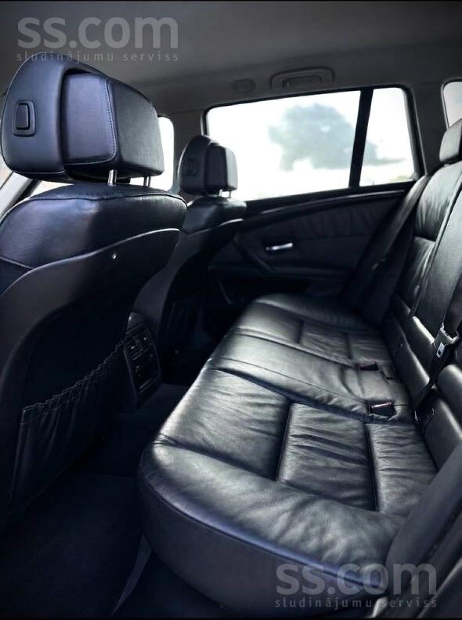 Grey BMW 530 2009 in Rezekne, with an engine capacity of 3.00 L and mileage of 346 thousand km for 5390 €, photo 8 on AUTOMOTO.COM.LV