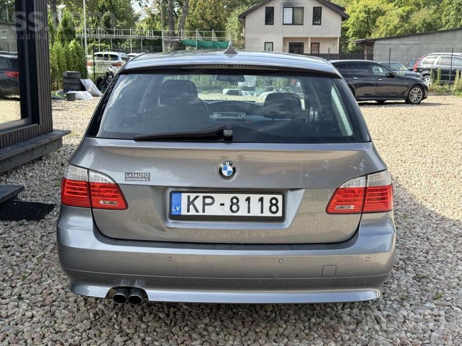 Grey BMW 530 2009 in Riga, with an engine capacity of 3.00 L and mileage of 292 thousand km for 3990 €, photo 5 on AUTOMOTO.COM.LV