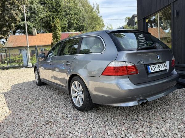 Grey BMW 530 2009 in Riga, with an engine capacity of 3.00 L and mileage of 292 thousand km for 3990 €, photo 6 on AUTOMOTO.COM.LV