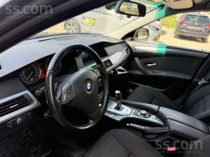 Grey BMW 530 2009 in Riga, with an engine capacity of 3.00 L and mileage of 292 thousand km for 3990 €, photo 13 on AUTOMOTO.COM.LV